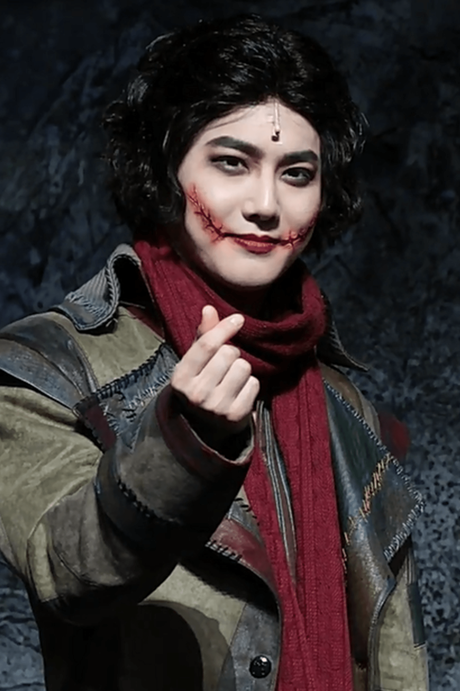 Archivo: Suho during the collective of the musical "The Man Who Laughs ...