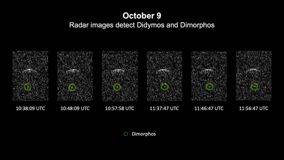 Archivo: The images show a series of radar images captured at different times on Oct. 9, 2022 ...