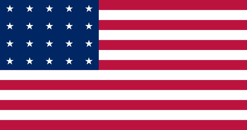 Archivo: Flag of the United States (1818-1819)