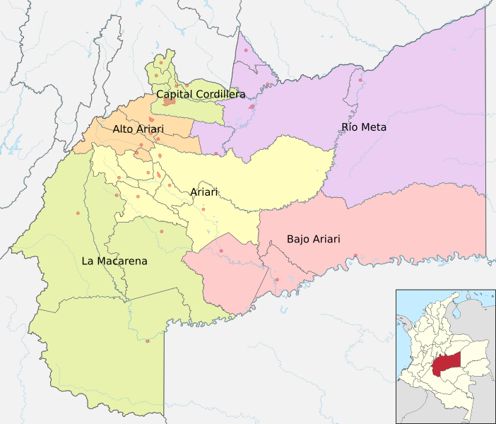 Archivo: Mapa de Meta (subregiones)