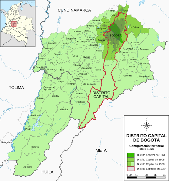 Archivo: Mapa del Distrito Capital (Colombia) (configuración territorial)