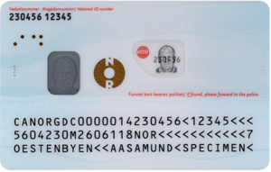 Documento de identidad para Niños