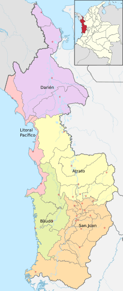 Archivo: Mapa de Chocó (subregiones)
