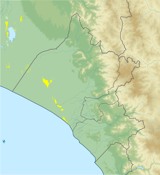 Archivo: Mapa físico de localización Lambayeque