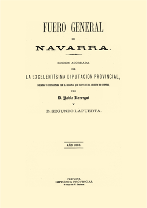Fuero General de Navarra para Niños