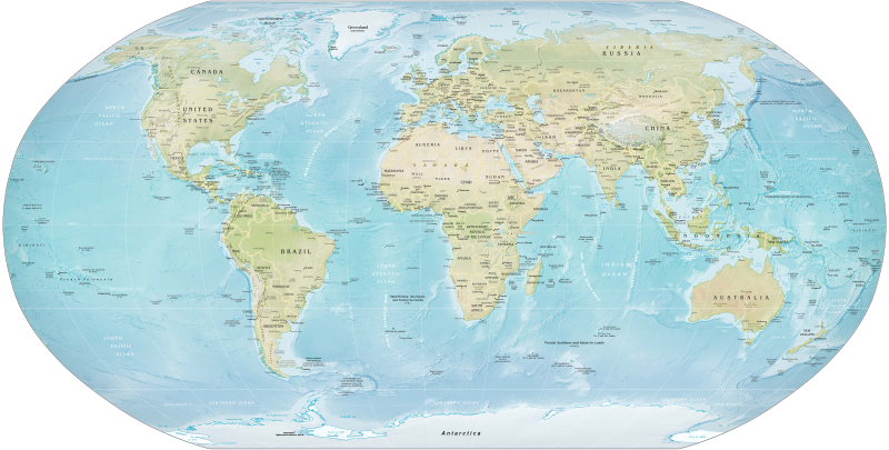 Archivo: Physical Map of the World (2021)