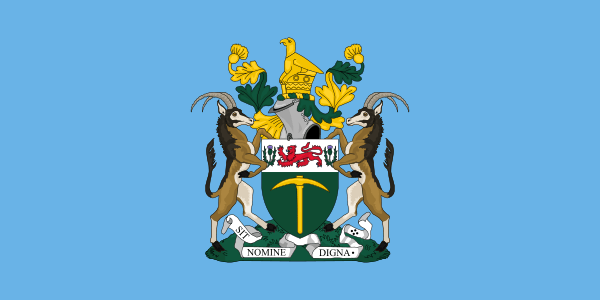 Archivo: Flag of the President of Rhodesia (1970–1979)