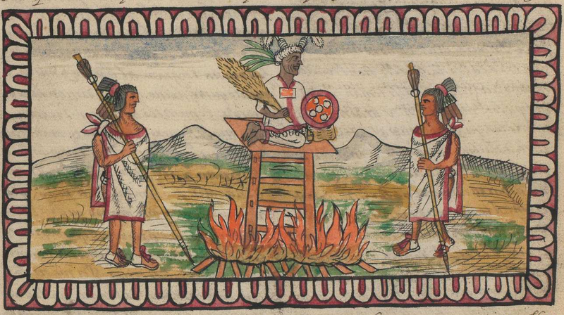 Archivo: Sacrificio de tlaxcaltecas a la diosa Toci durante el reinado ...