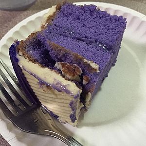 Pastel de ube para Niños