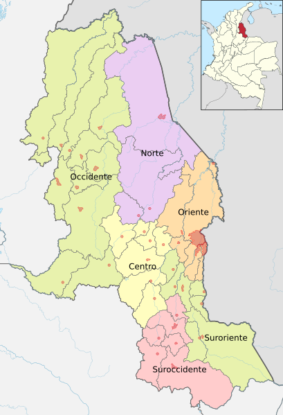 Archivo: Mapa de Norte de Santander (subregiones)