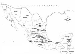 Organización territorial de México para Niños