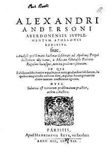 Alexander Anderson para Niños